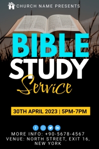 Virtual bible study Template | PosterMyWall