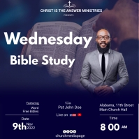 Bible Study Template | PosterMyWall