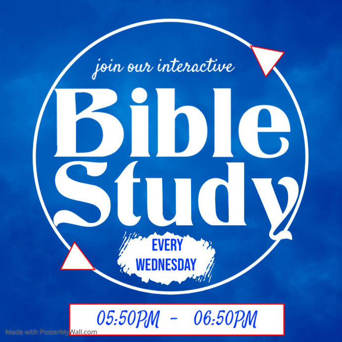 Modèle Bible study | PosterMyWall