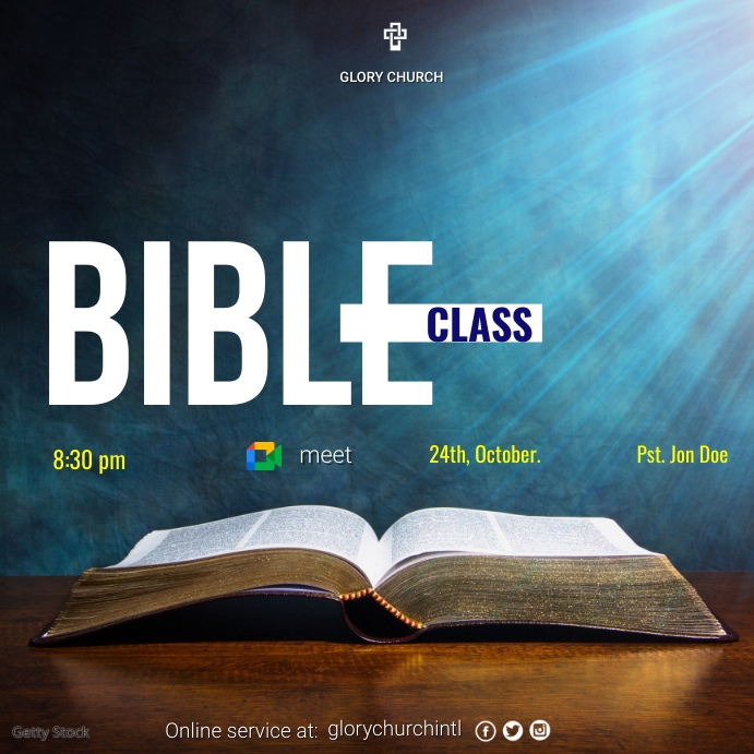 bible study Template | PosterMyWall