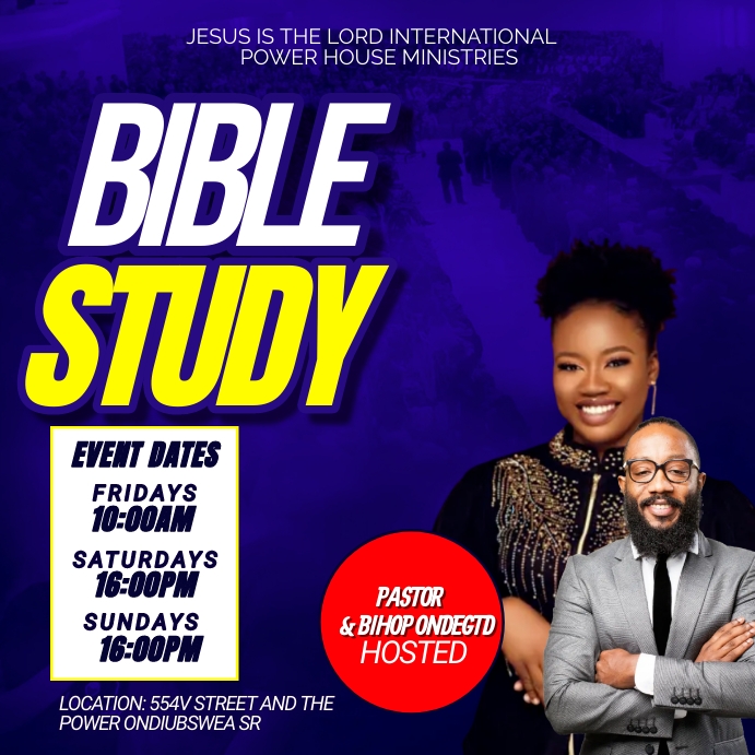 bible study Template | PosterMyWall