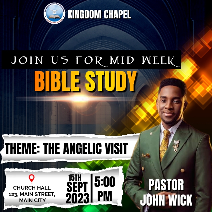 Bible study Template | PosterMyWall