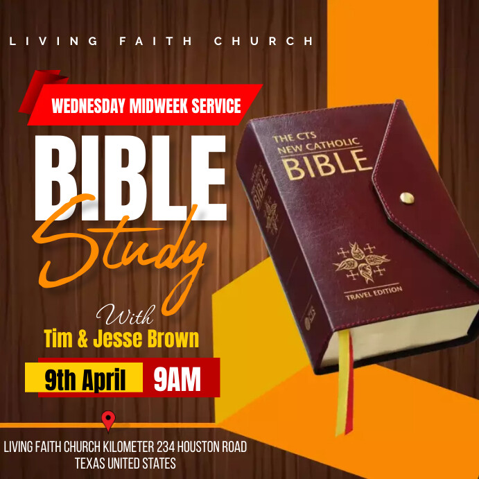 bible study Template | PosterMyWall