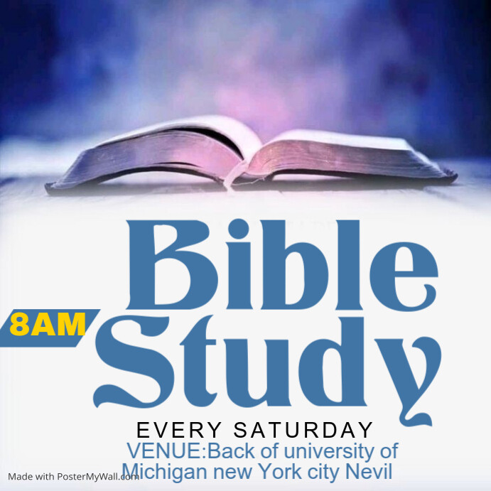 Bible study Template | PosterMyWall