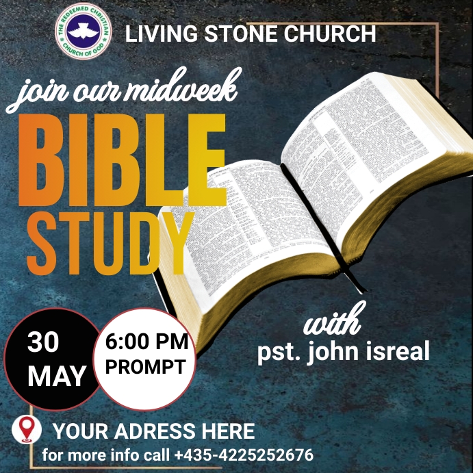Bible study Template | PosterMyWall