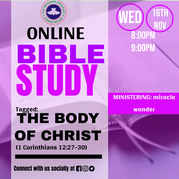 Bible study Template | PosterMyWall