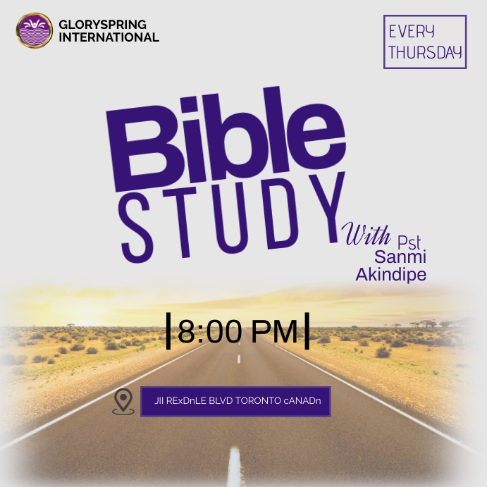 Bible Study Template | PosterMyWall