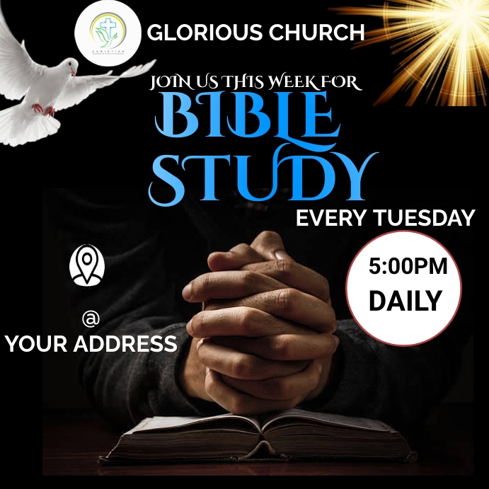 Plantilla de Bible study | PosterMyWall