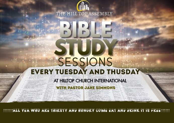 BIBLE STUDY Template | PosterMyWall