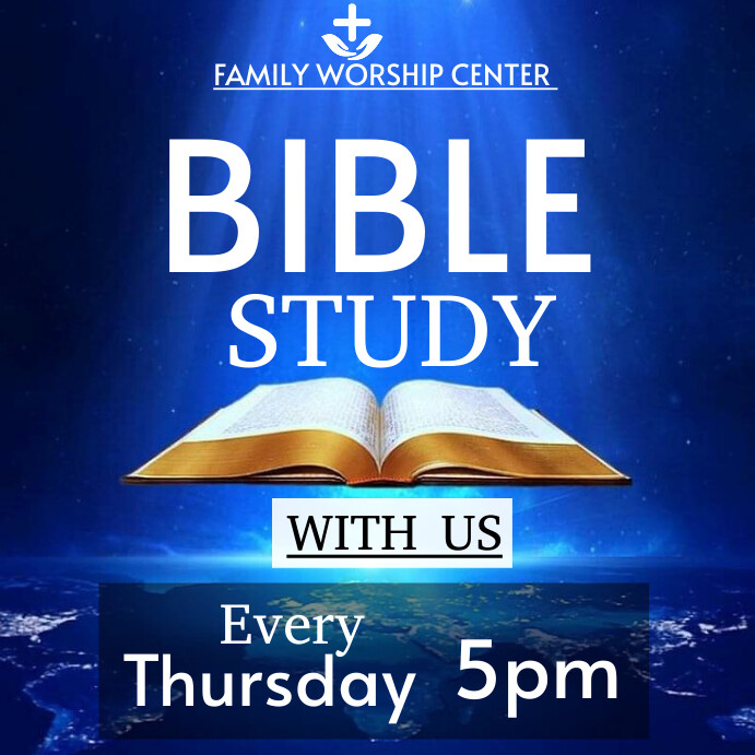 Bible study Template | PosterMyWall