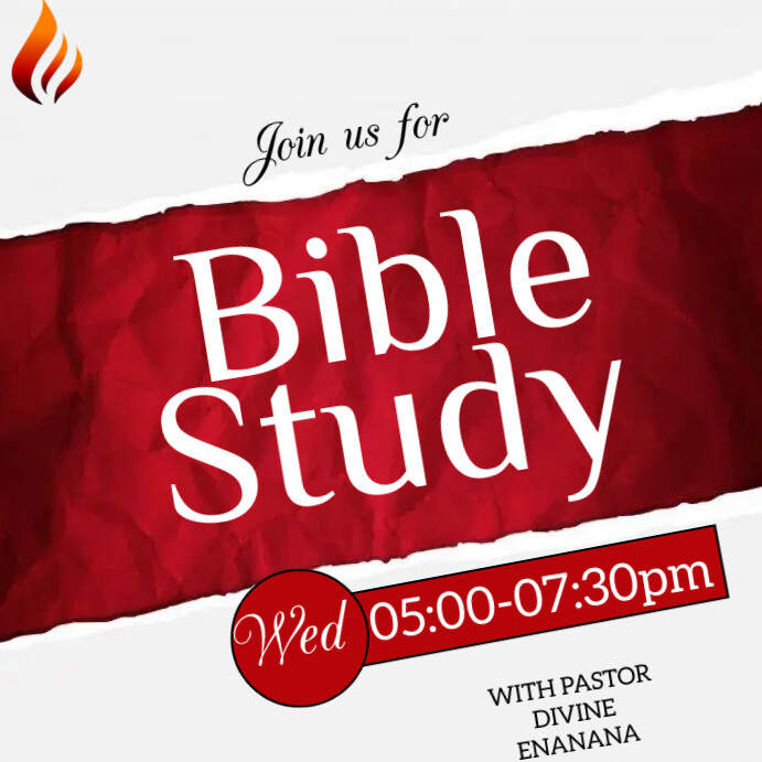 Bible study Template | PosterMyWall