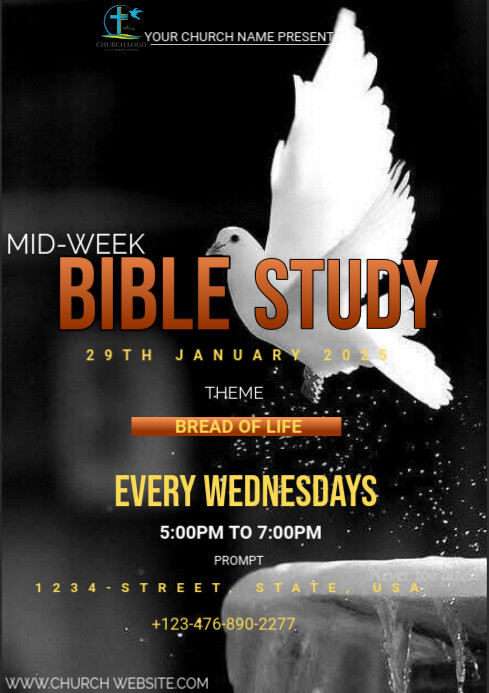 Bible study Template | PosterMyWall