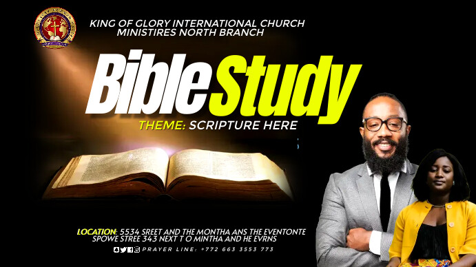 bible study Template | PosterMyWall