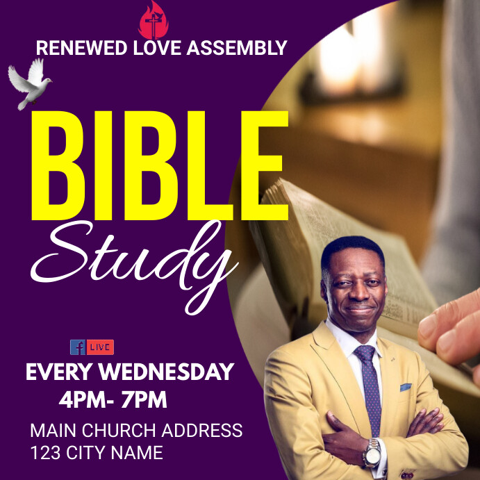 Bible study Template | PosterMyWall