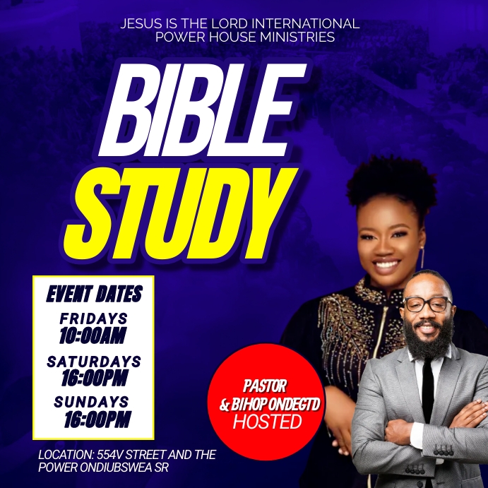 Plantilla de bible study | PosterMyWall