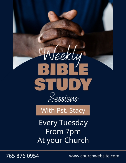 Copy of Bible Study | PosterMyWall