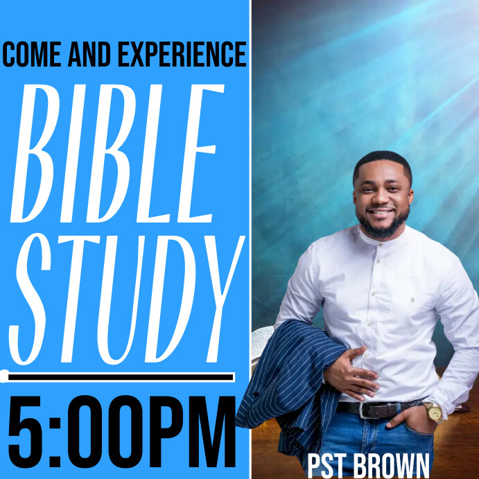 Bible study Template | PosterMyWall