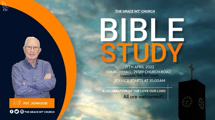 bible study Template | PosterMyWall