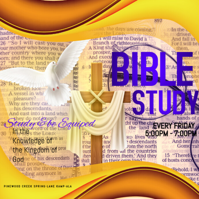 Copy of BIBLE STUDY | PosterMyWall