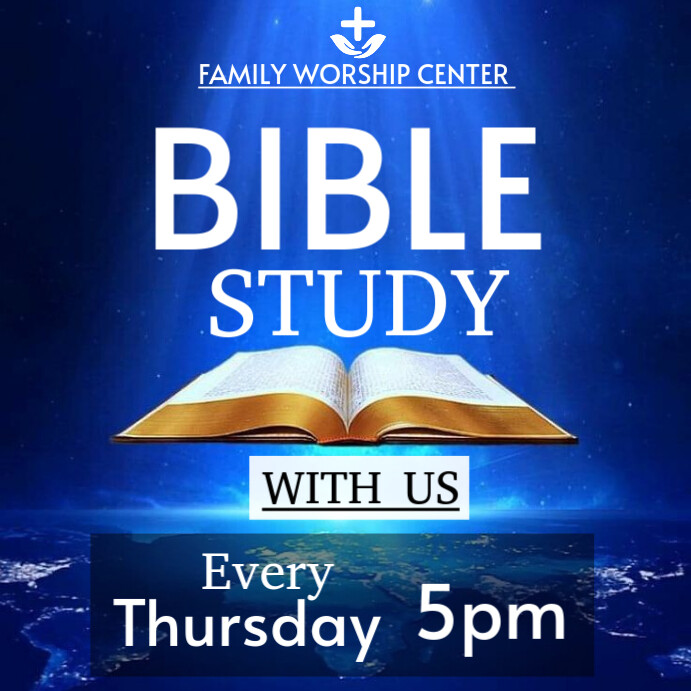 Bible study Template | PosterMyWall