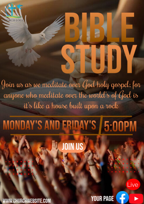 Bible study Template | PosterMyWall