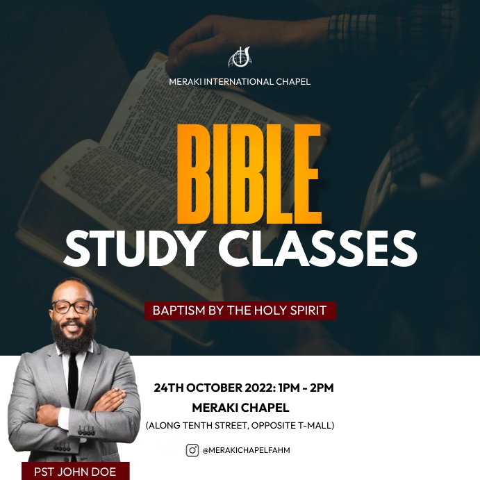 bible study Template | PosterMyWall