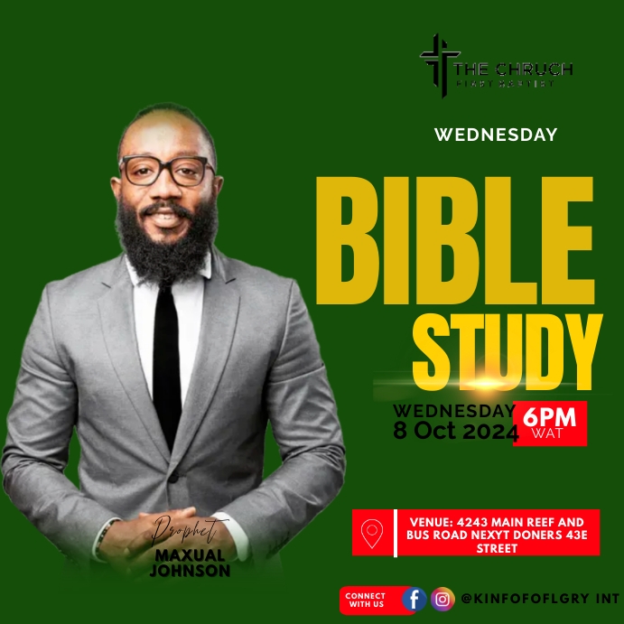 Bible study Template | PosterMyWall