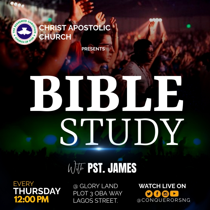 BIBLE STUDY Template | PosterMyWall