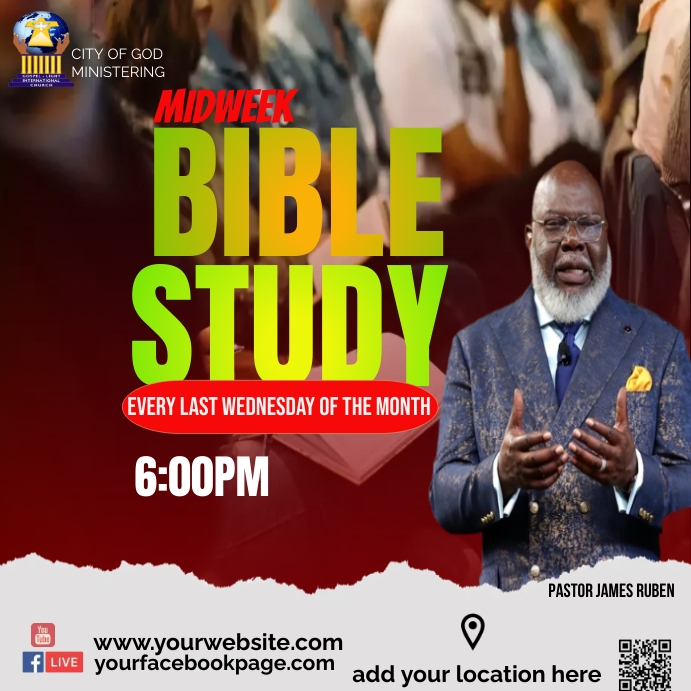 bible study Template | PosterMyWall