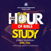 BIBLE STUDY AD INSTAGRAM Template | PosterMyWall
