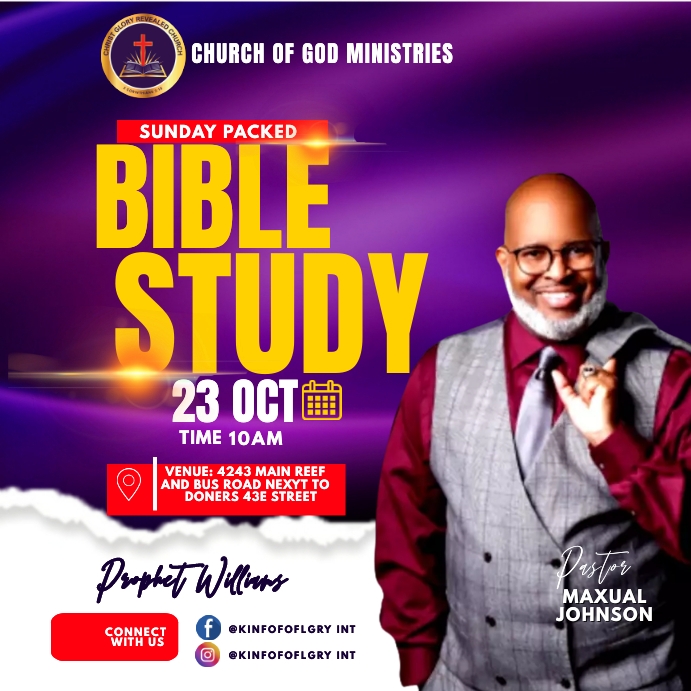 BIBLE STUDY Template | PosterMyWall