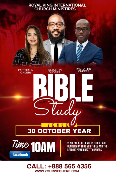 bible study Template | PosterMyWall