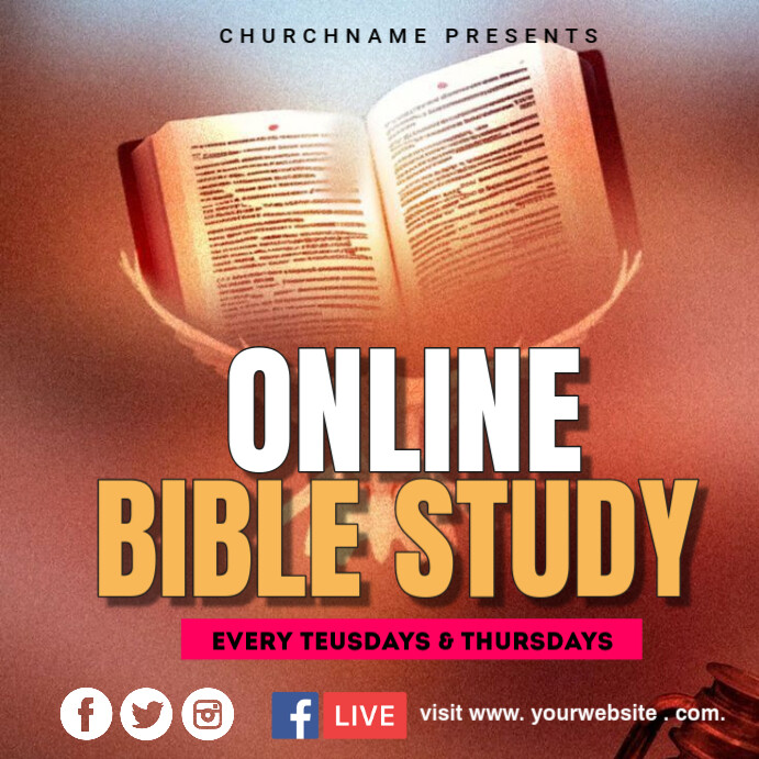 bible study Template | PosterMyWall