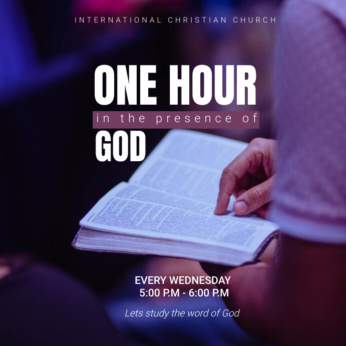 Bible study Template | PosterMyWall