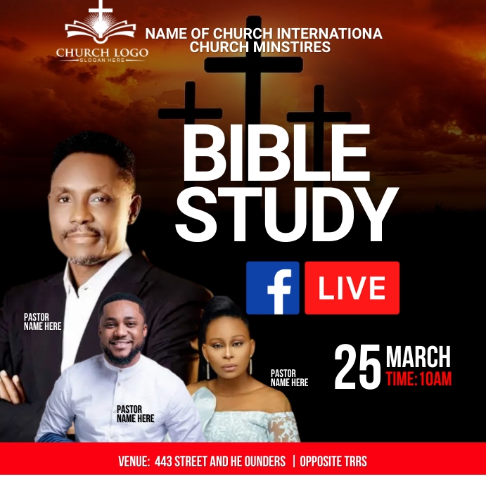 bible study Template | PosterMyWall
