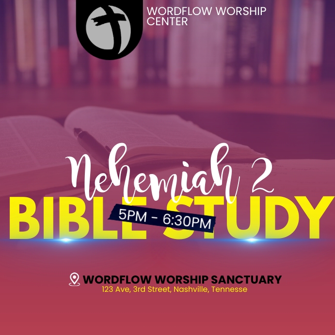 Plantilla de Bible study | PosterMyWall