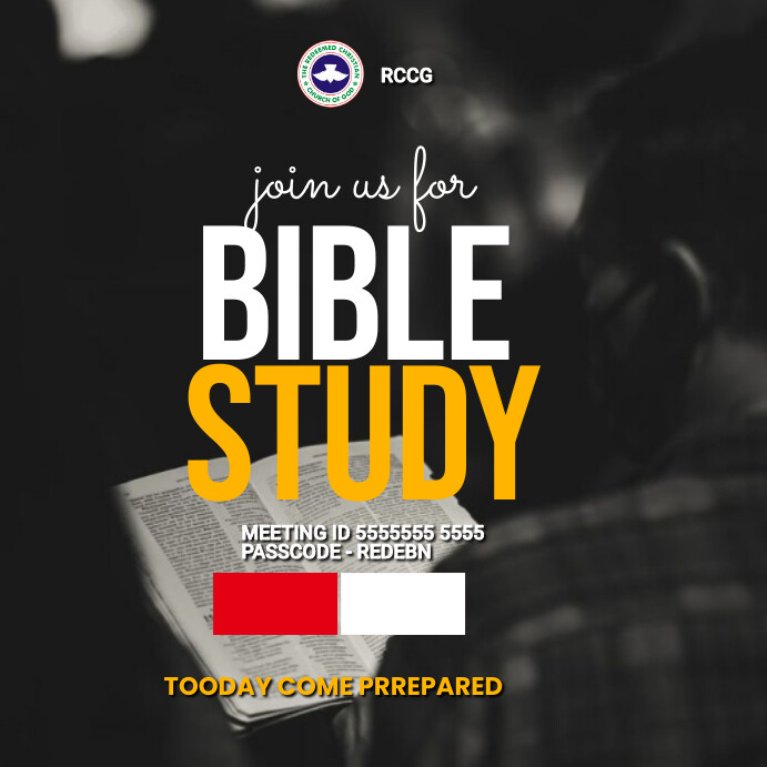 Copy of BIBLE STUDY | PosterMyWall