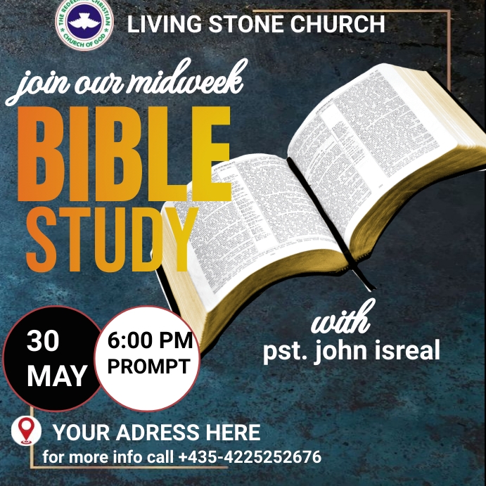 Bible study Template | PosterMyWall