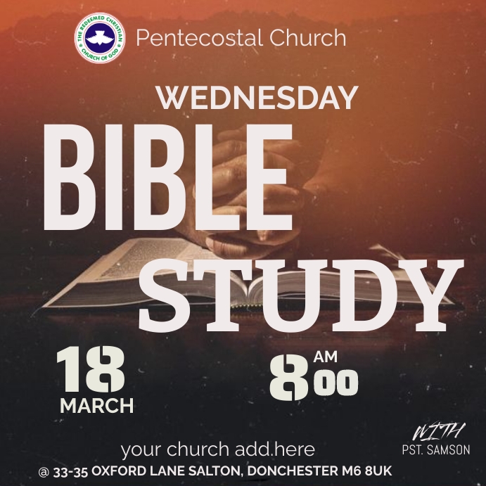 BIBLE STUDY Template | PosterMyWall