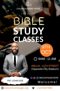 bible study template | PosterMyWall
