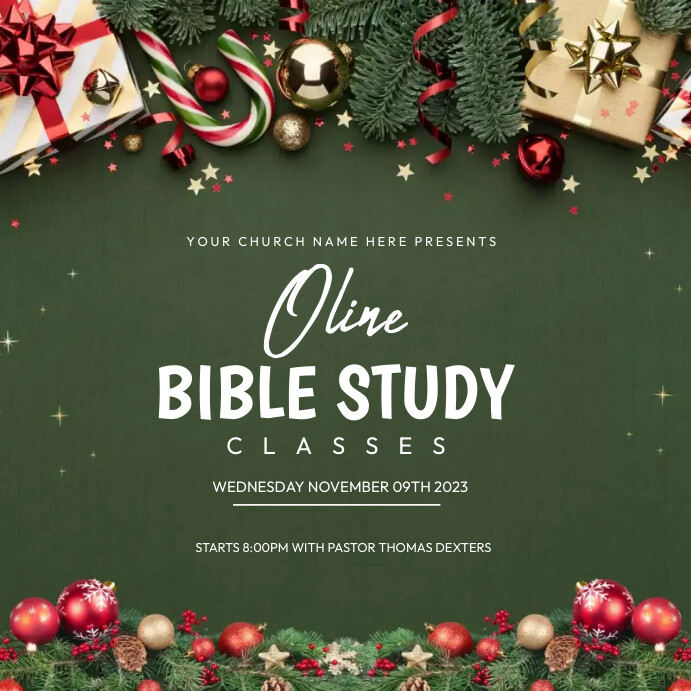 bible study Template | PosterMyWall