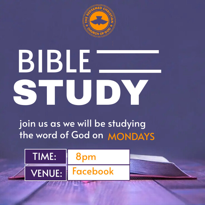 Bible study Template | PosterMyWall