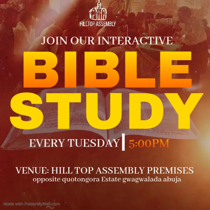 Bible study Template | PosterMyWall