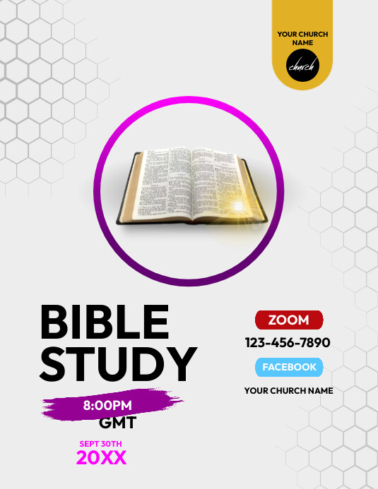 Copy of bible study | PosterMyWall