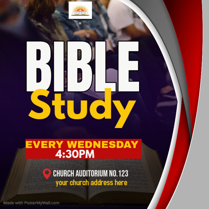 Copy of BIBLE STUDY | PosterMyWall