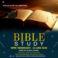 Bible Study Template | PosterMyWall