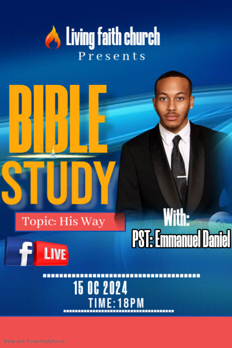 Bible study Template | PosterMyWall