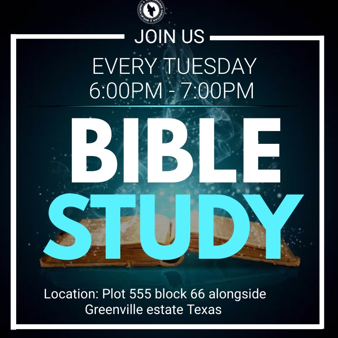 Bible study Template | PosterMyWall