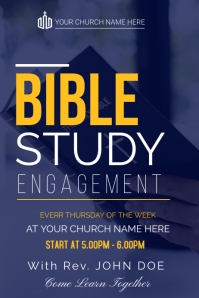Bible Study Social Media Posts Template | PosterMyWall