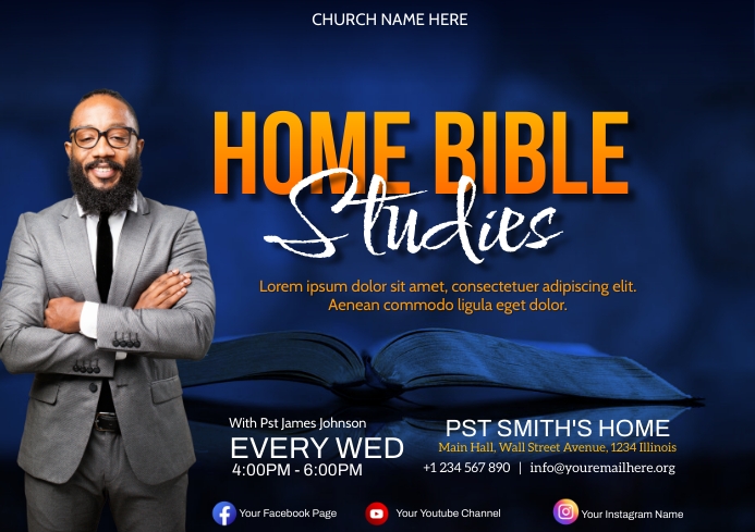 bible study Template | PosterMyWall